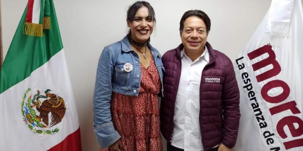Maria Clemente García Moreno y Salma Luévano diputadas trans